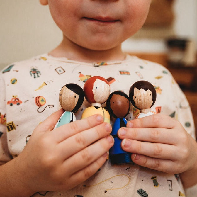 Community Helper Peg Dolls, Multicultural Peg Dolls – Goose Grease